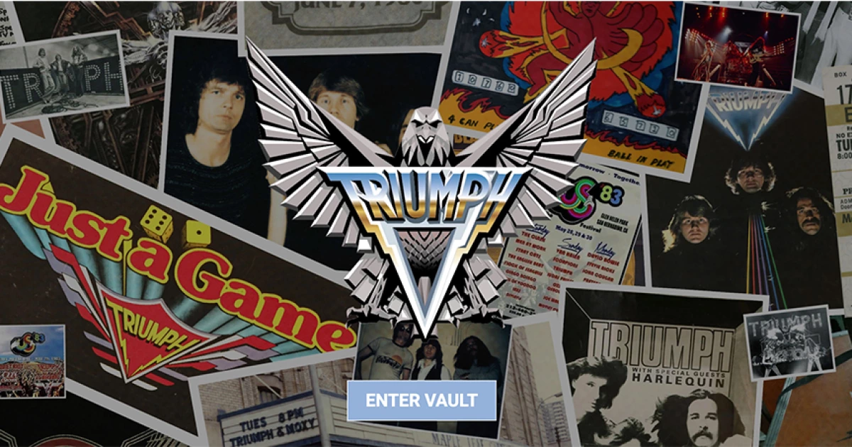 Canadian rock band Triumph launch a ‘Triumph Vault’ website