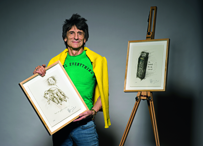 Ron Wood: now and then