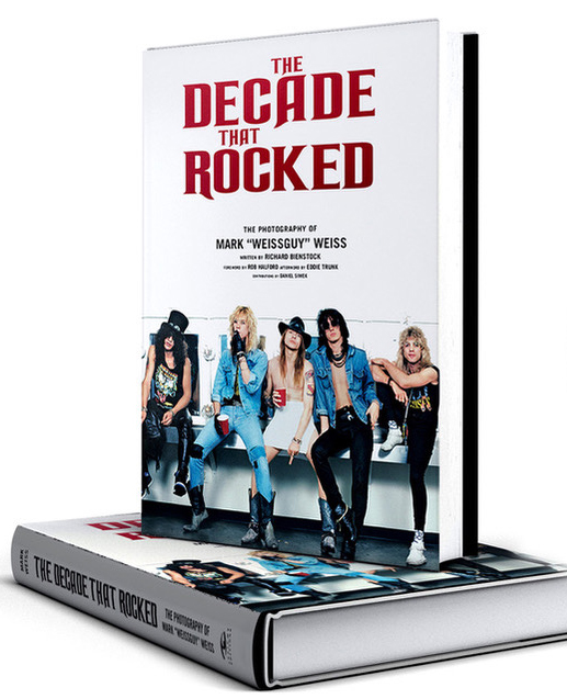 A hardcover book of rock photography that defined the ‘80s to be ...