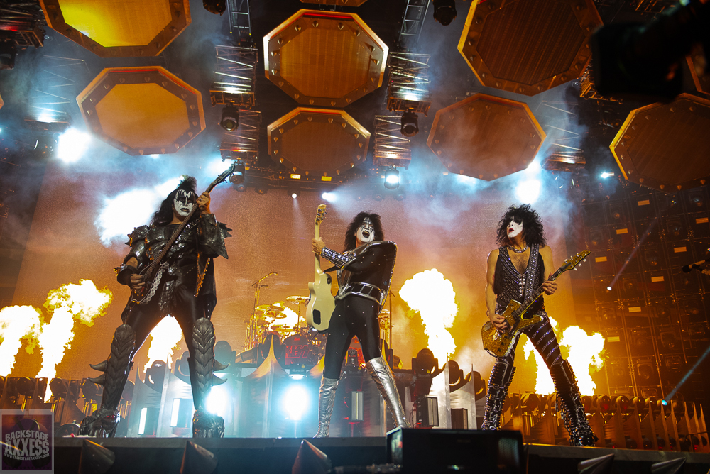 Kiss commands the stage in Hollywood, 50 years after their first live show
